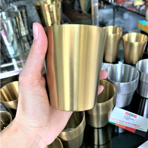 [sus 304] Ly inox Hàn Quốc đẹp, hai lớp, ly inox vàng, nhiều kích thước ...